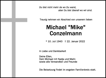 Traueranzeigen von Michael Conzelmann | schwaebische.de Trauerportal